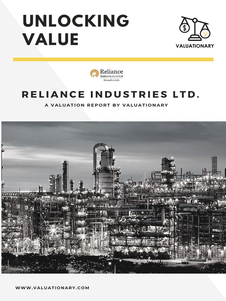 Reliance Industries Valuation Report | PDF | Valuation (Finance) | Oil ...