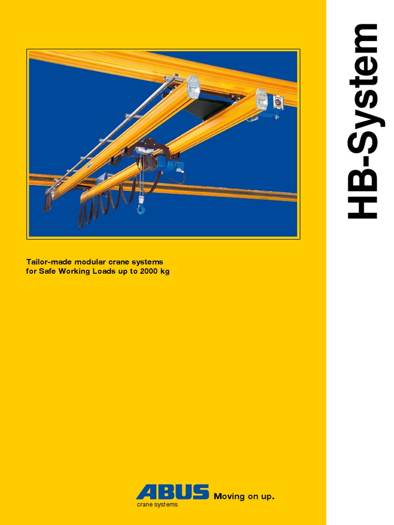 Tailor-Made Modular Crane Systems For Safe Working Loads Up To 2000 KG ...