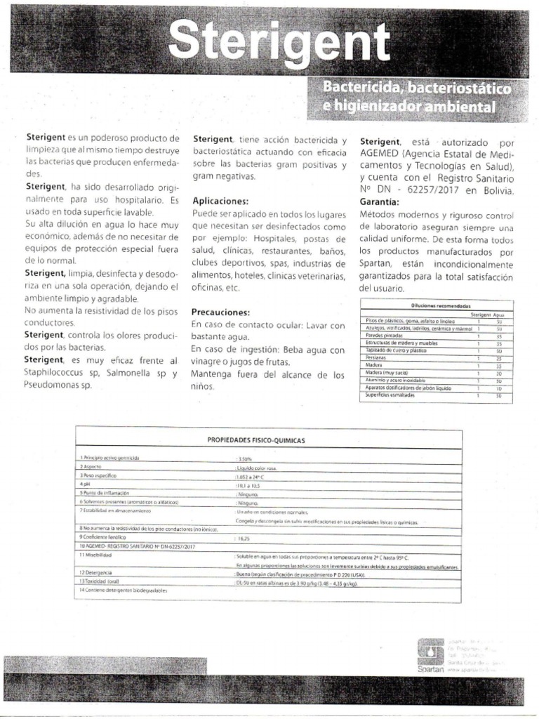 Sterigent Iii | PDF
