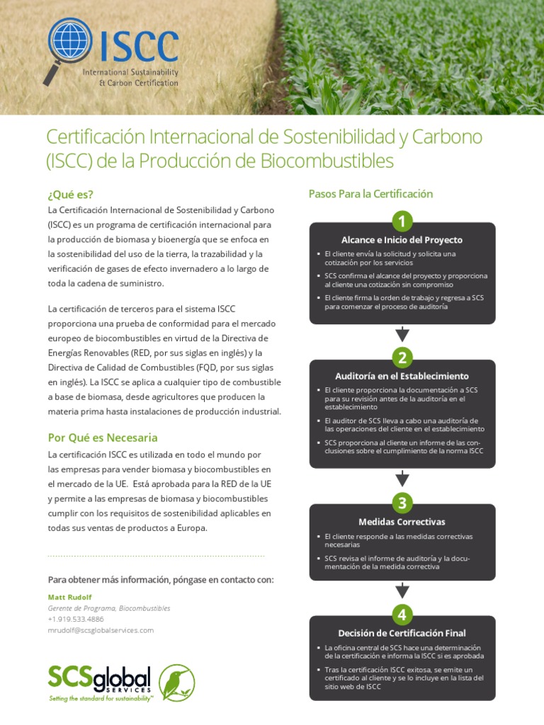Concepto Norma Issc PDF | PDF | Biocombustible | Biomasa