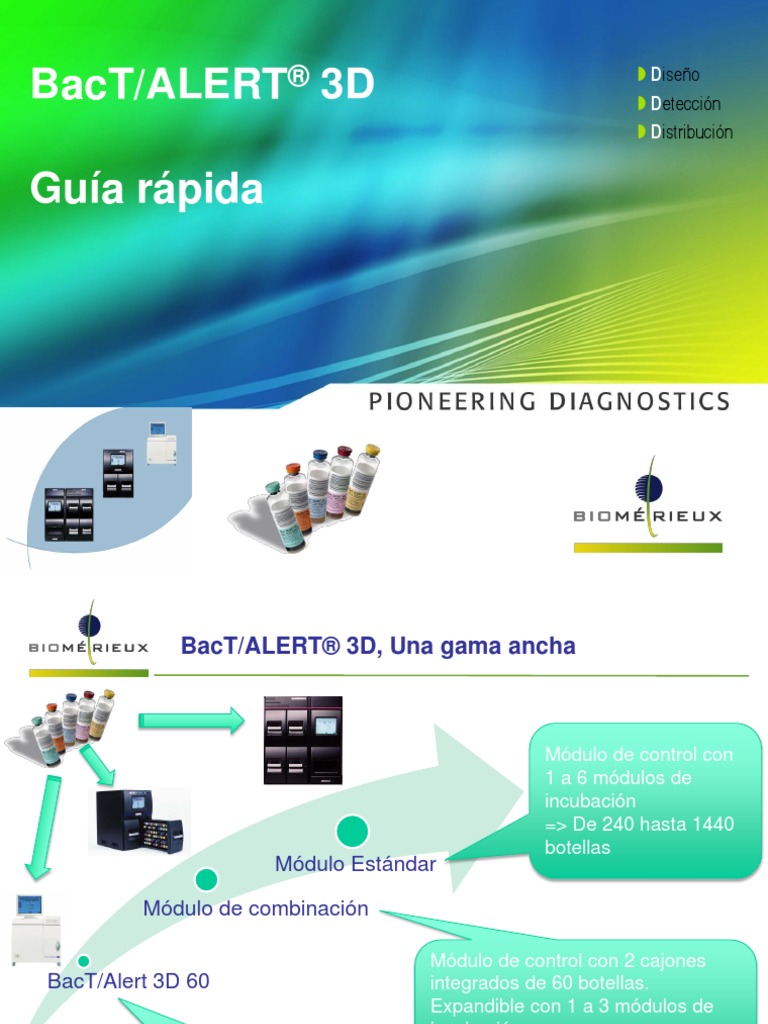 Guía Rápida BacT-ALERT 3D 2015-12 | PDF | Diodo emisor de luz | Calibración