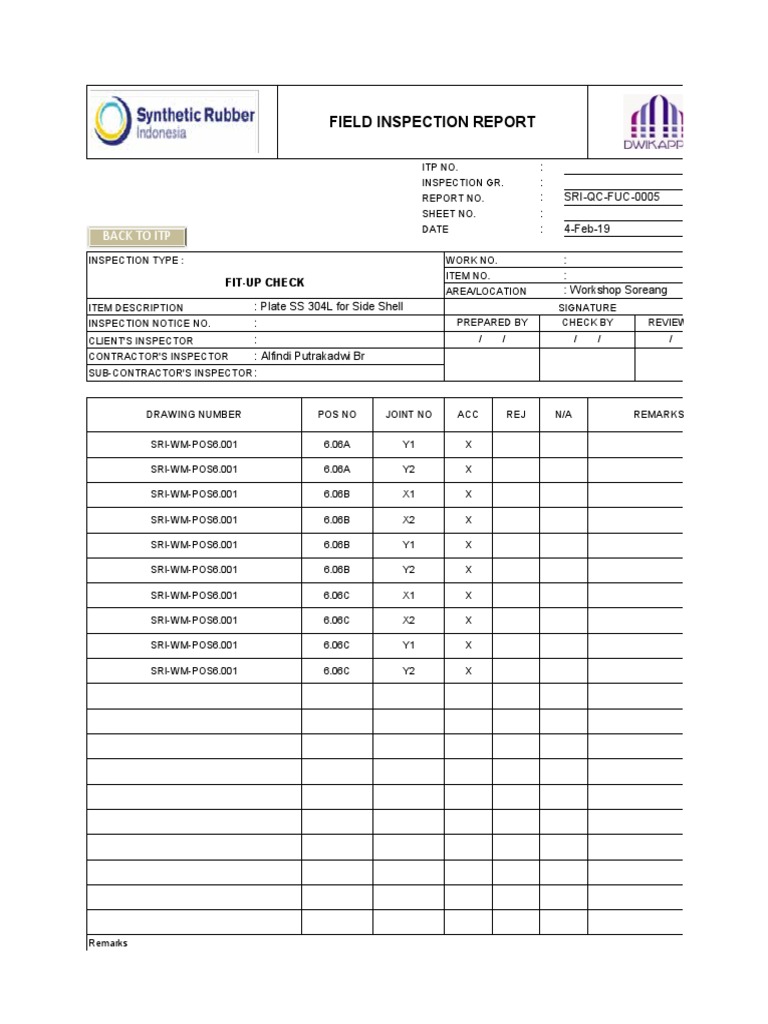 Fit Up Report | PDF | Business