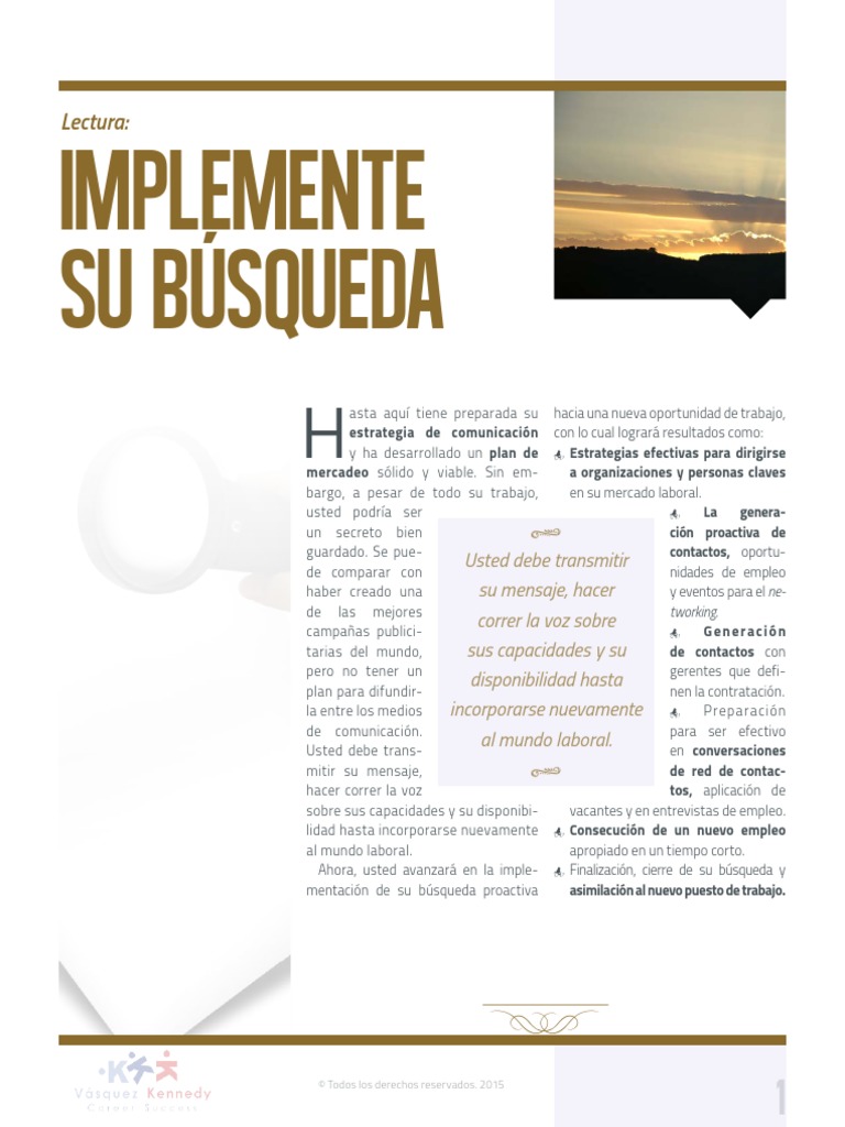 1 Lectura Implemente Su B Squeda PDF | PDF | Business | Internet