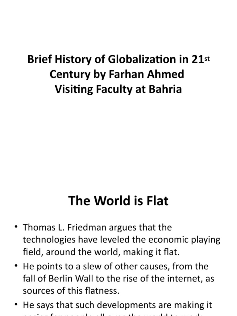 Globalization in 21st Century | PDF | Globalization | Trade