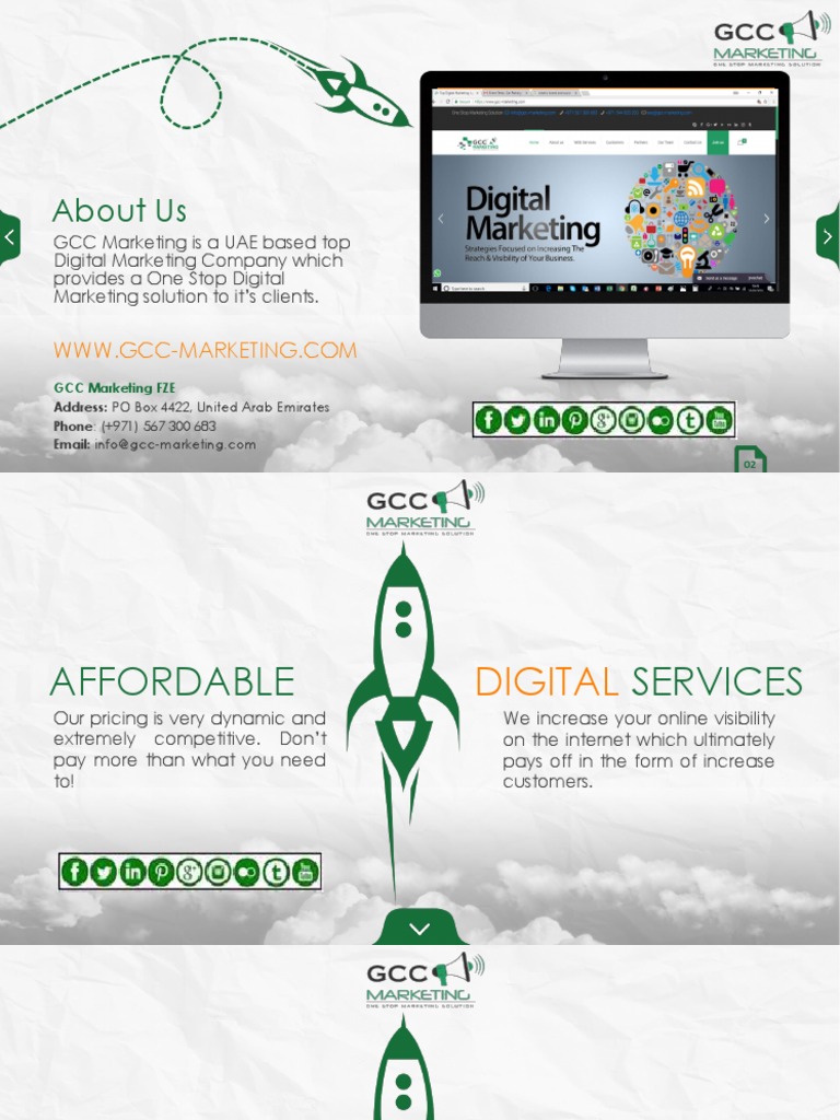 GCC Marketing | PDF | Web Software | Search Engine Optimization