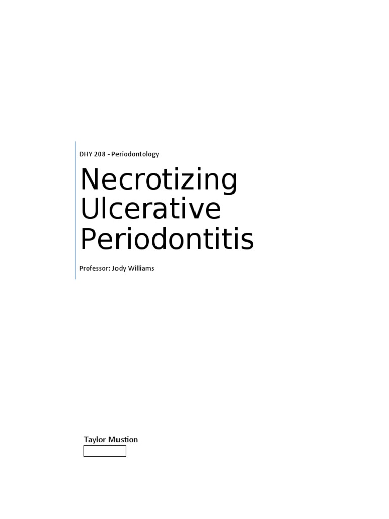 Perio Research Paper | PDF | Periodontology | Epidemiology