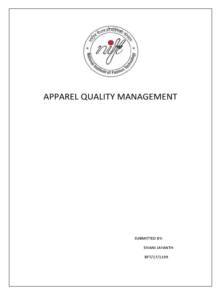 Apparel Quality Management | PDF | Histogram | Surgical Suture