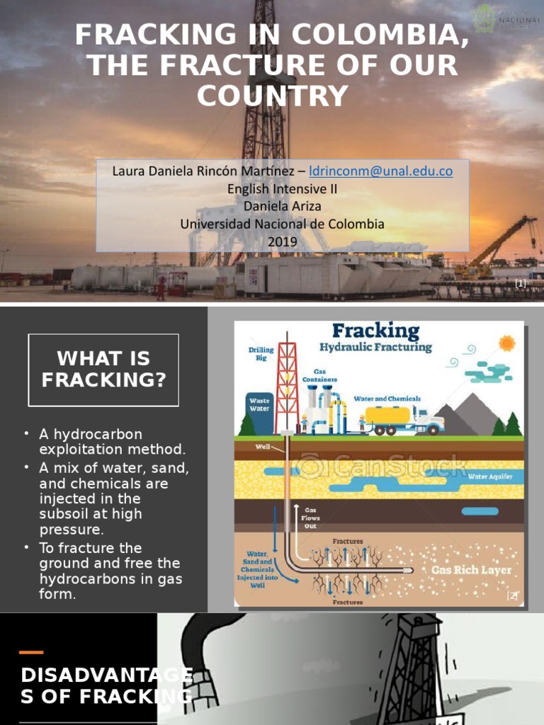 Fracking in Colombia, The Fracture of Our Country | PDF | Hydraulic ...