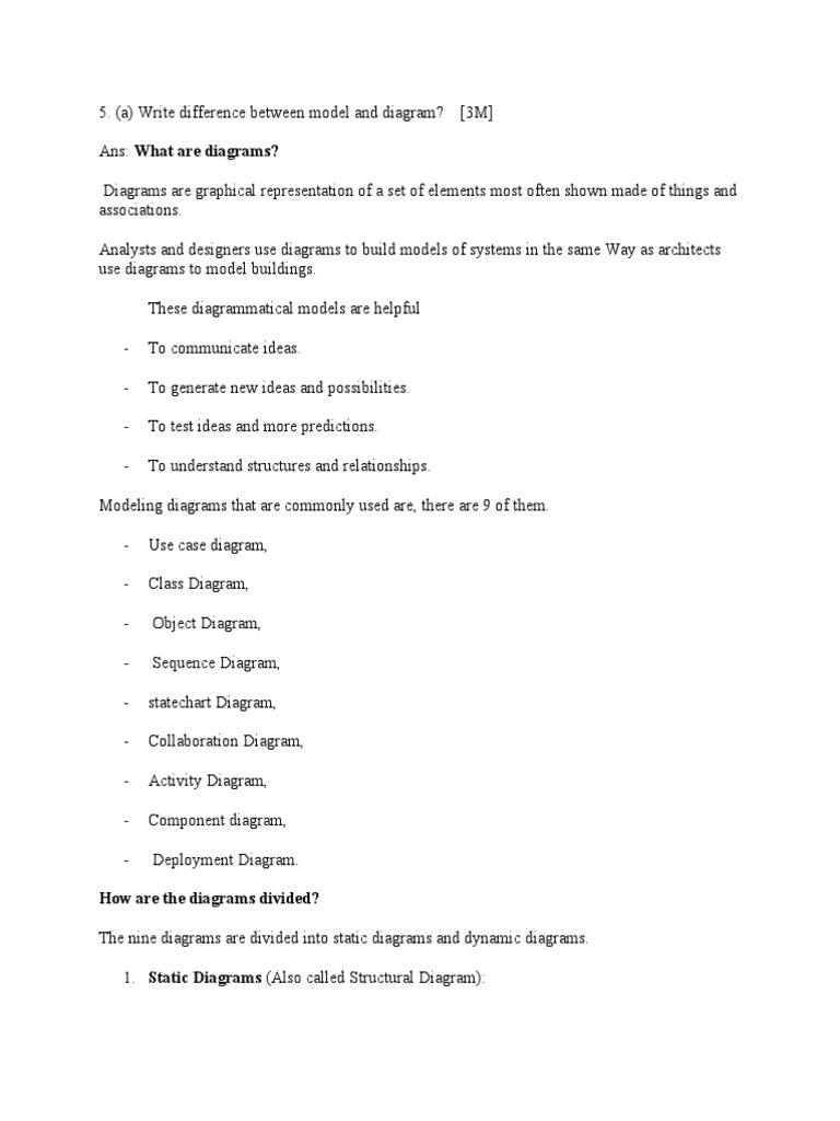 Model and Diagram | PDF | Conceptual Model | System