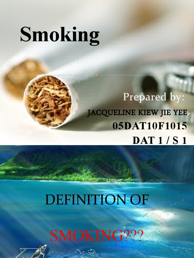 Smoking | PDF | Smoking | Tobacco