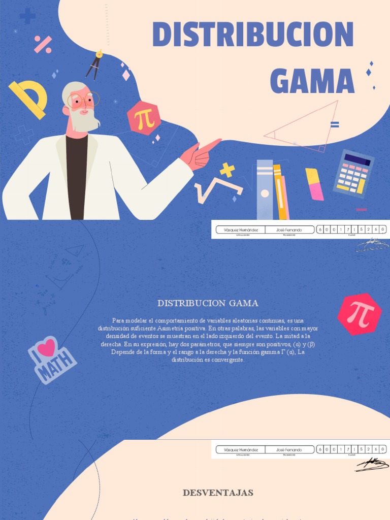 Distribución Gamma: Ventajas y Ejemplos | PDF | Distribución de ...