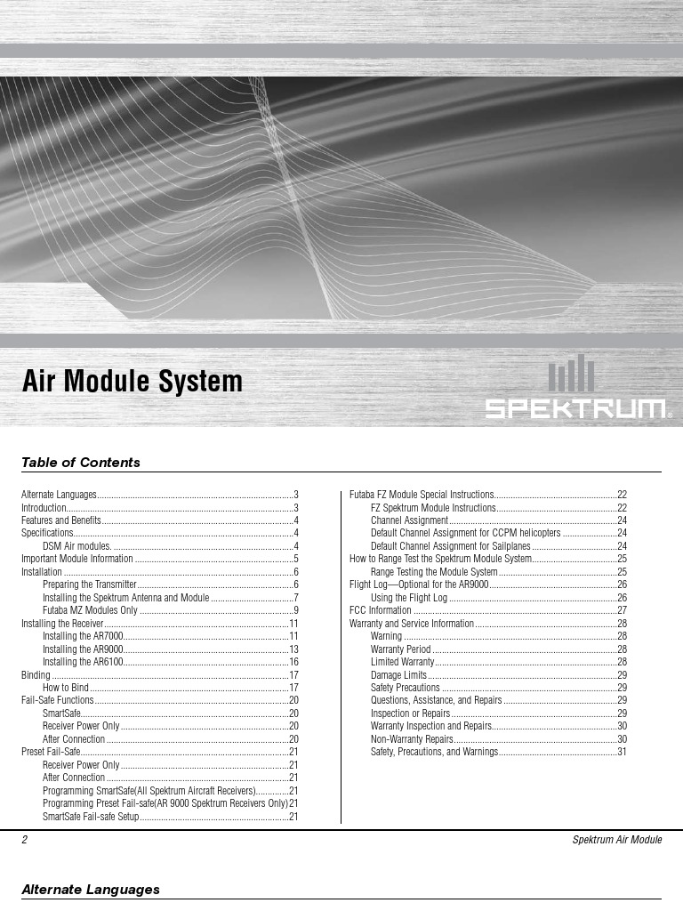 SPM Air Module Manual LoRes | PDF | Radio | Transmitter