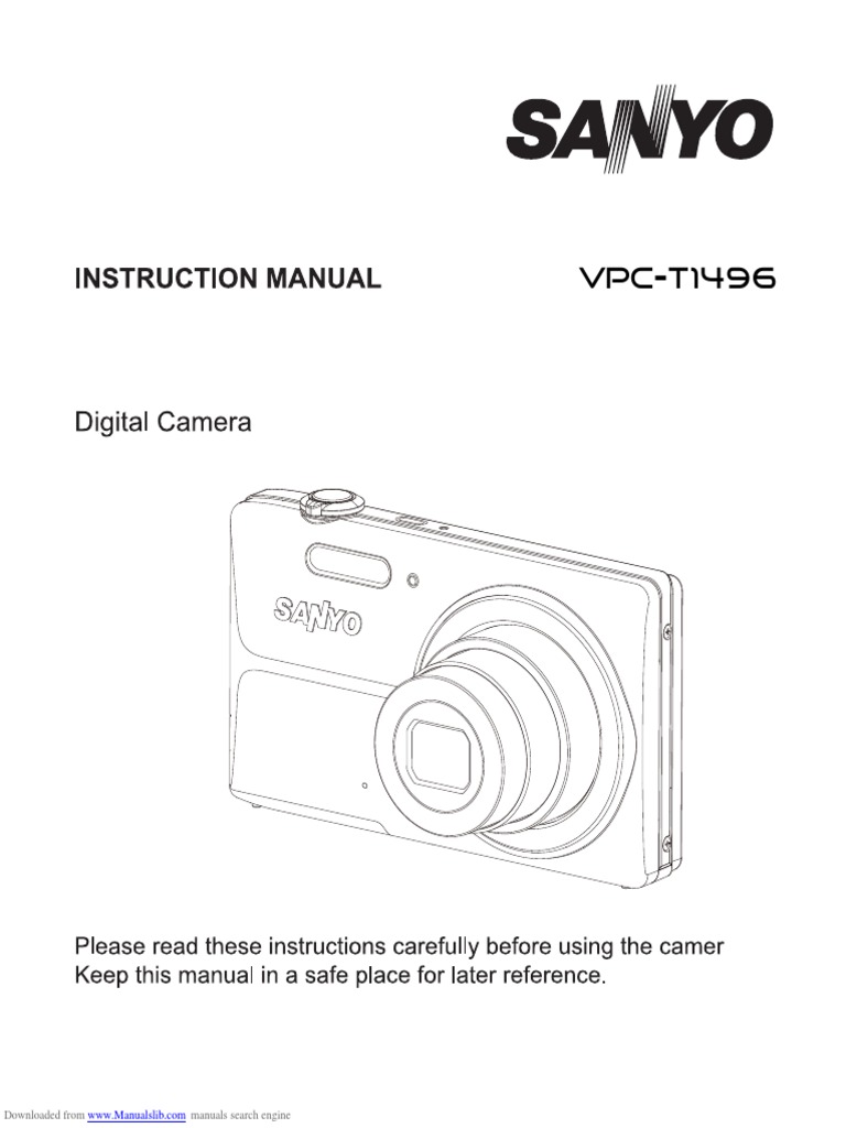 Manual Camara Sanyo | PDF | Digital Camera Modes | Imaging