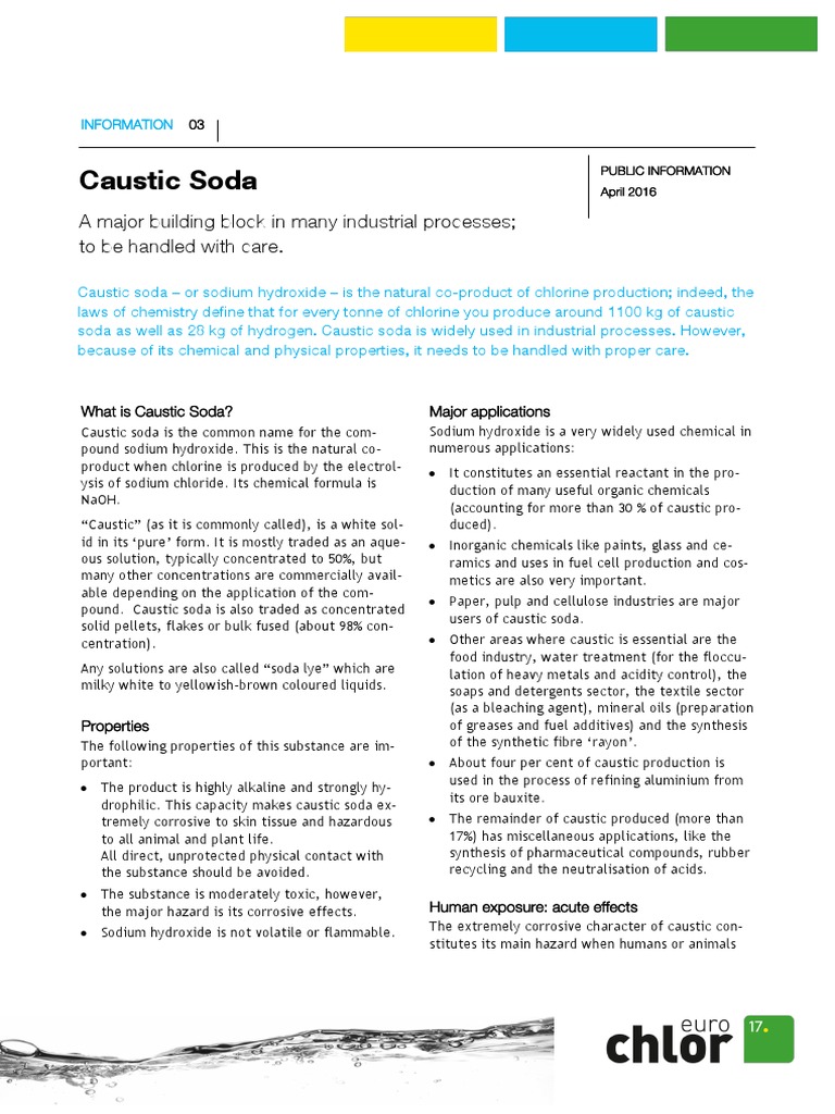 Caustic Soda: A Major Building Block in Many Industrial Processes To Be ...