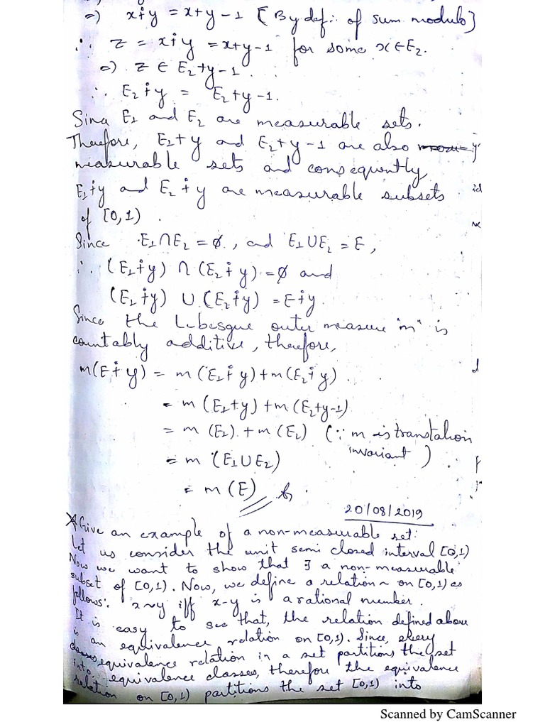 Measure Theory | PDF