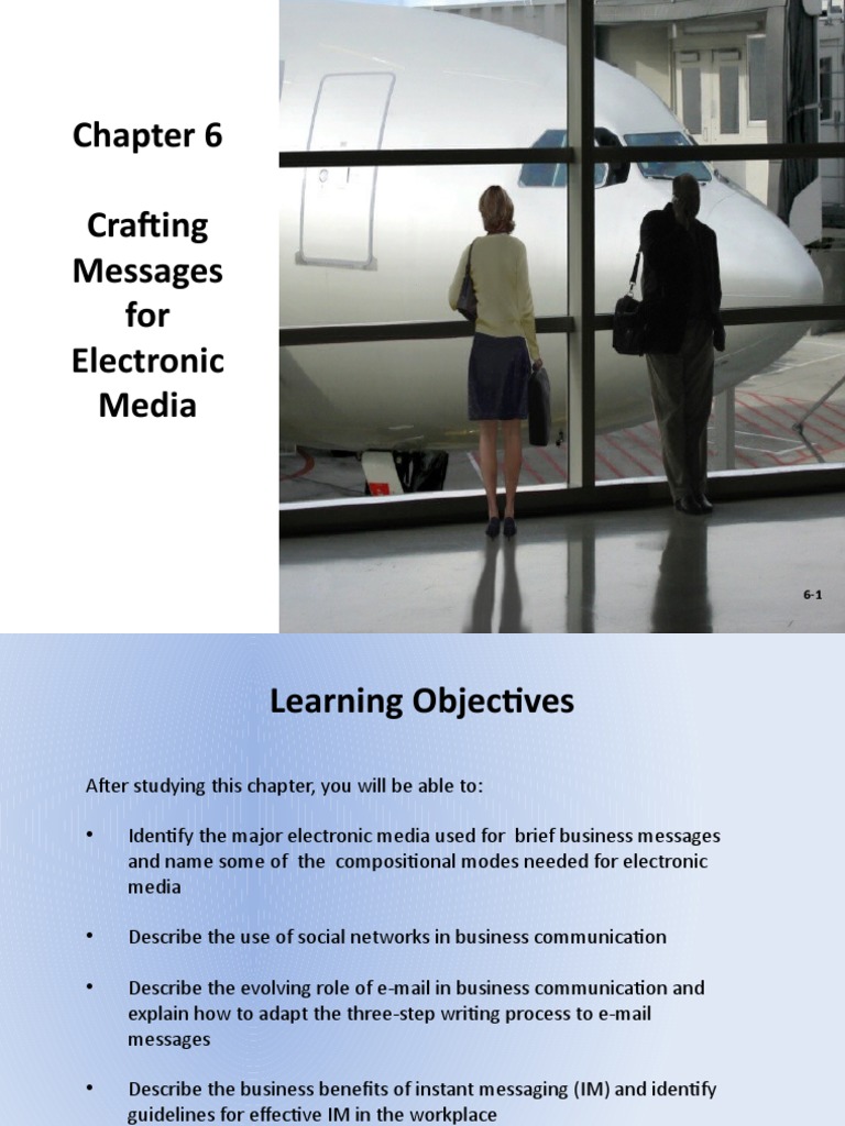 Crafting Messages For Electronc Media | PDF | Instant Messaging ...