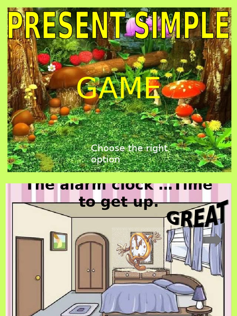 English Verb Practice Game | PDF