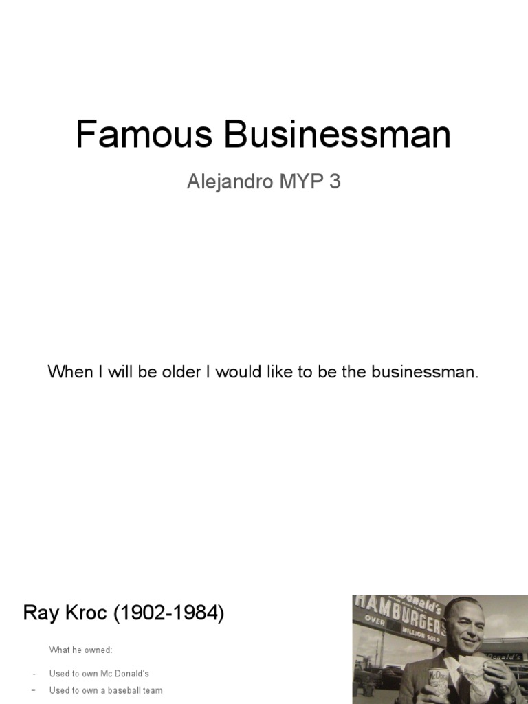 Famous Businessman | PDF