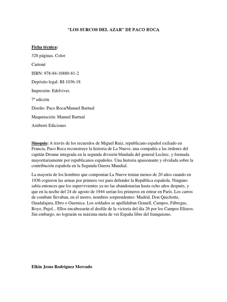 Los Surcos Del Azar PDF | PDF