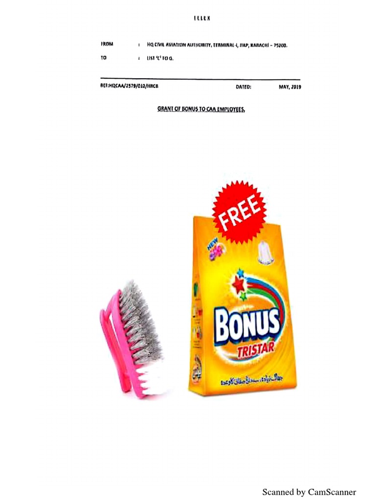 Revised Eid Bonus | PDF