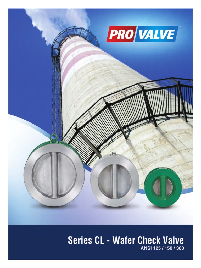 ProValve Wafer Check Valves | PDF | Valve | Pipe (Fluid Conveyance)