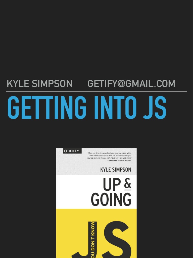 Getting Into Javascript PDF | PDF | Scope (Computer Science) | Notation