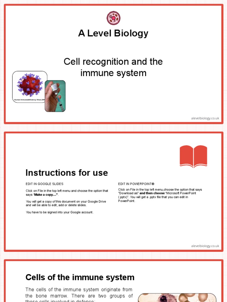 Cell Recognition and The Immune System | PDF | Phagocyte | Antibody