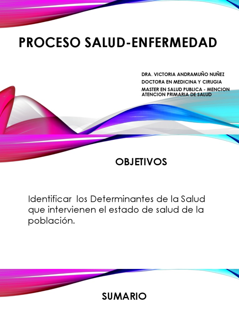 Proceso Salud-Enfermedad | PDF | Asistencia sanitaria preventiva | Especialidades Medicas