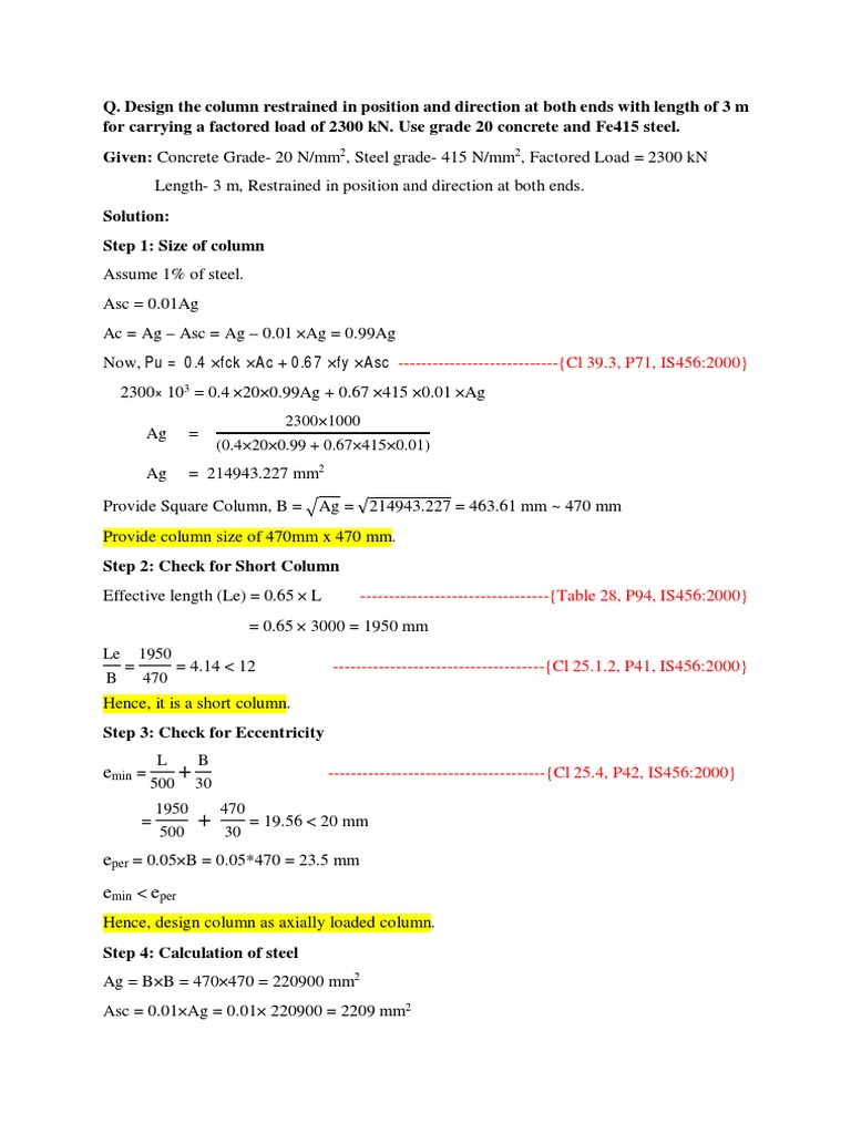 DRCS Problem | PDF | Civil Engineering | Structural Engineering DRCS Problem | PDF | Civil Engineering | Structural Engineering