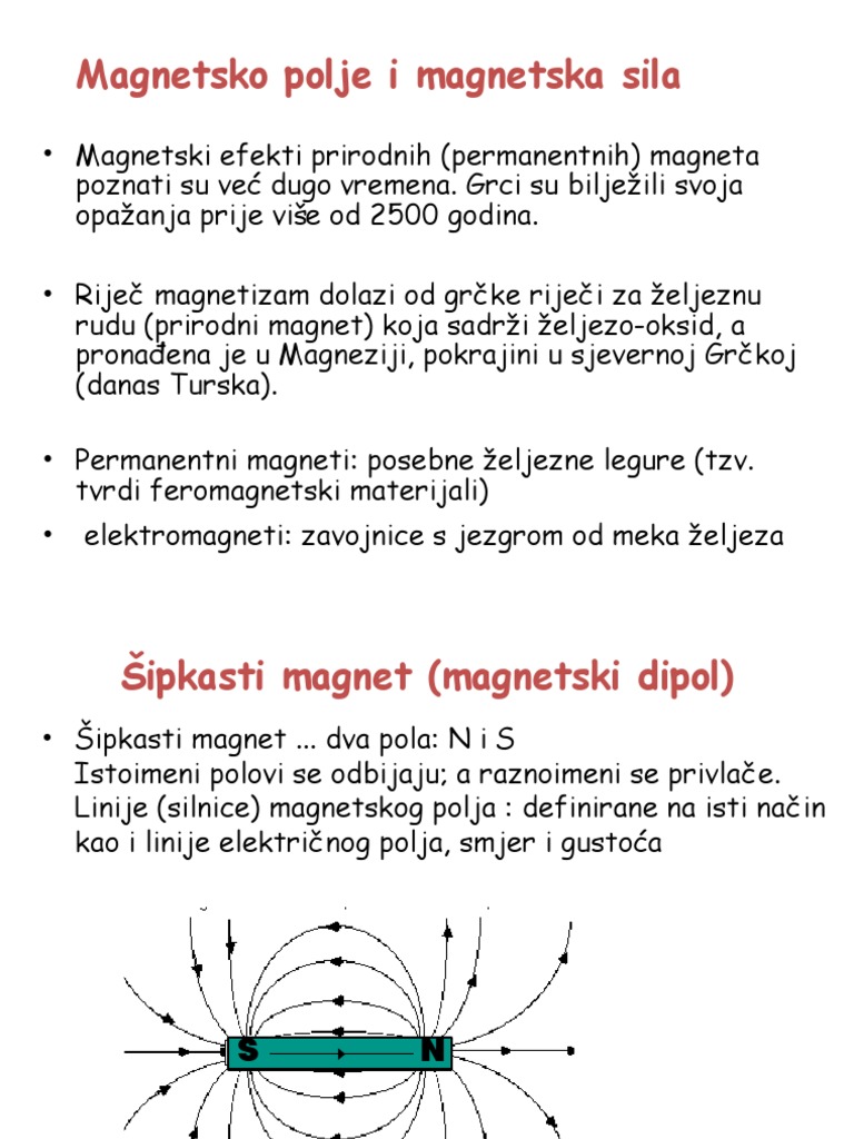 4 - Magnetsko Polje - Elektromagnetska Indukcija | PDF