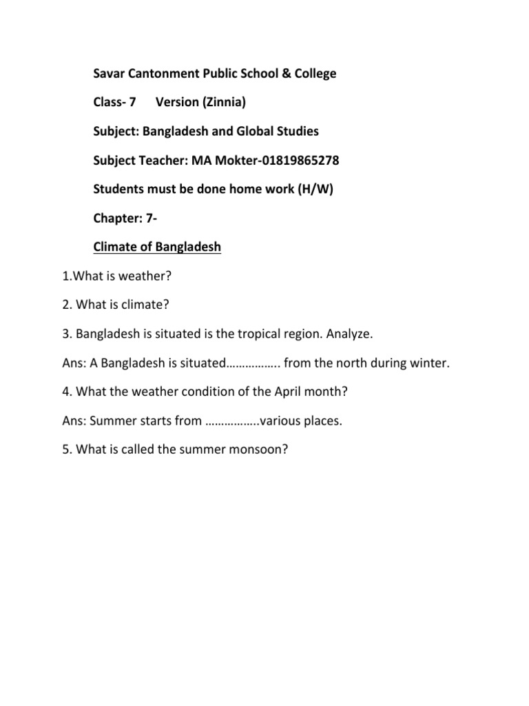 Class-7 Chapter-7 PDF | PDF