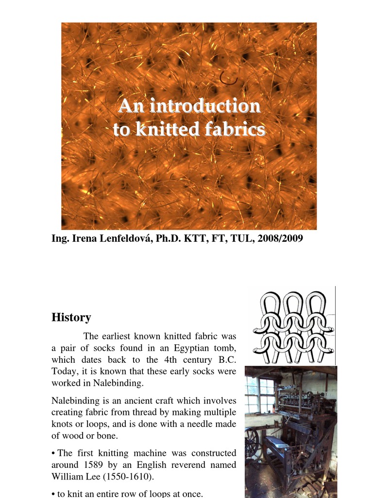 03a Knit Structure | PDF | Knitting | Gauge (Knitting)