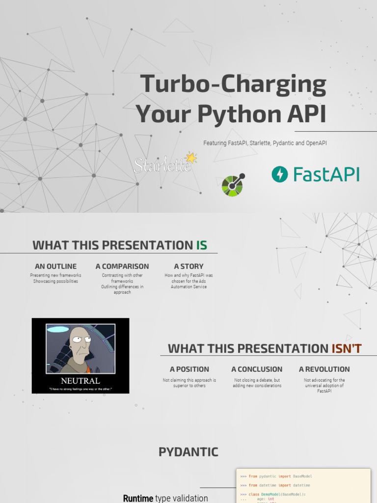 Tech Talk Fastapi | Download Free PDF | Application Programming Interface | Hypertext Transfer ...