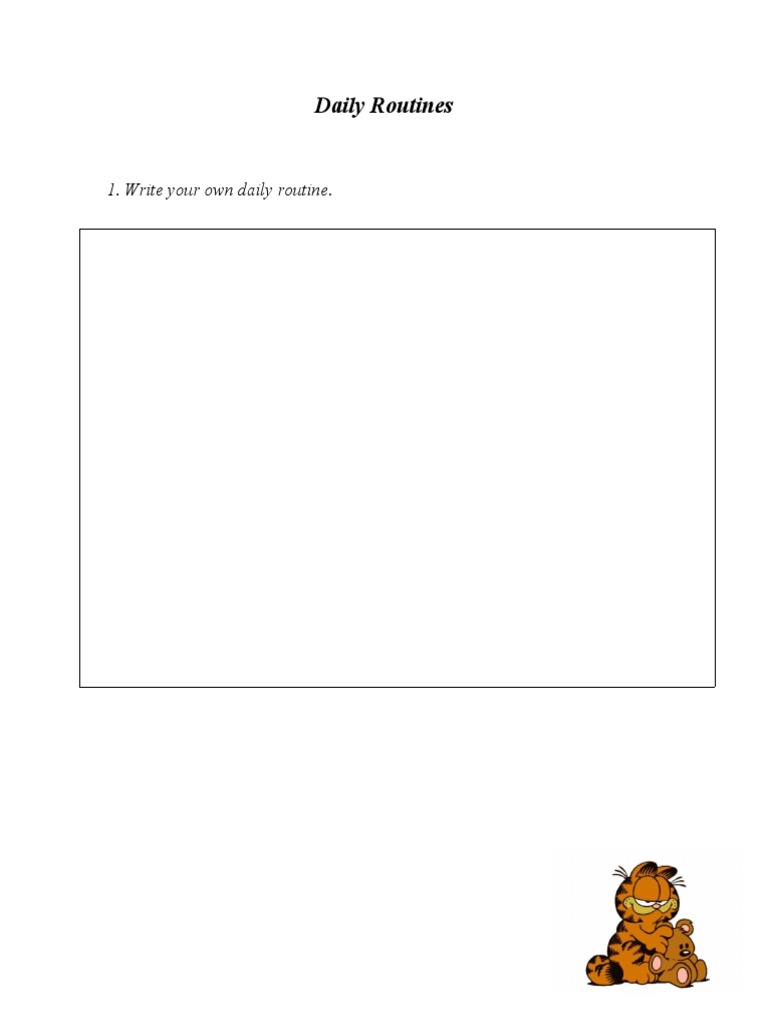Personal Daily Routine Guide | PDF | Self-Improvement