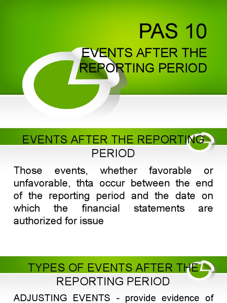 PAS 10 Events After The RP | PDF | Deferred Tax | Corporations