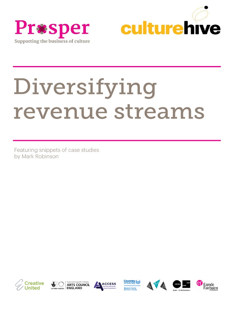 Diversifying Income Streams | PDF | Business Model | Social Enterprise