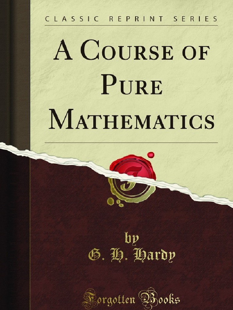 A Course of Pure Mathematics - 9781440079078 | PDF