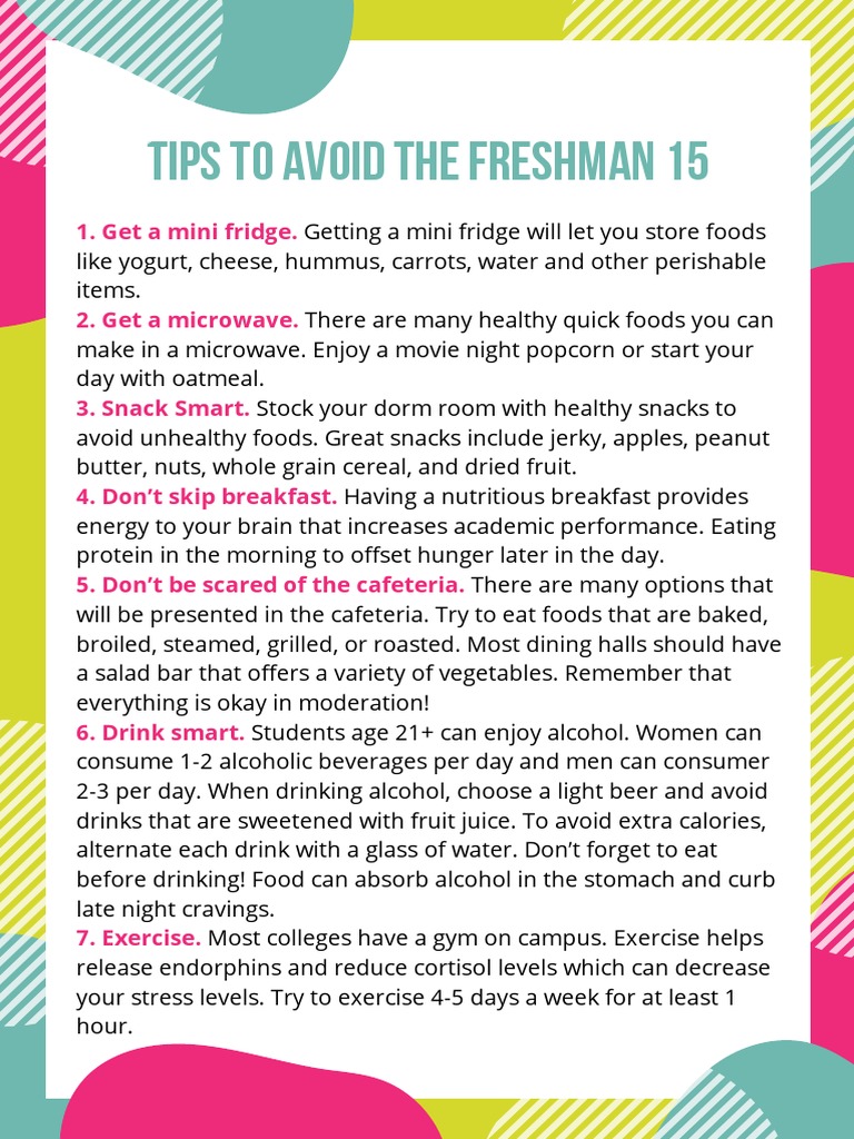 Freshman 15 | PDF | Wellness