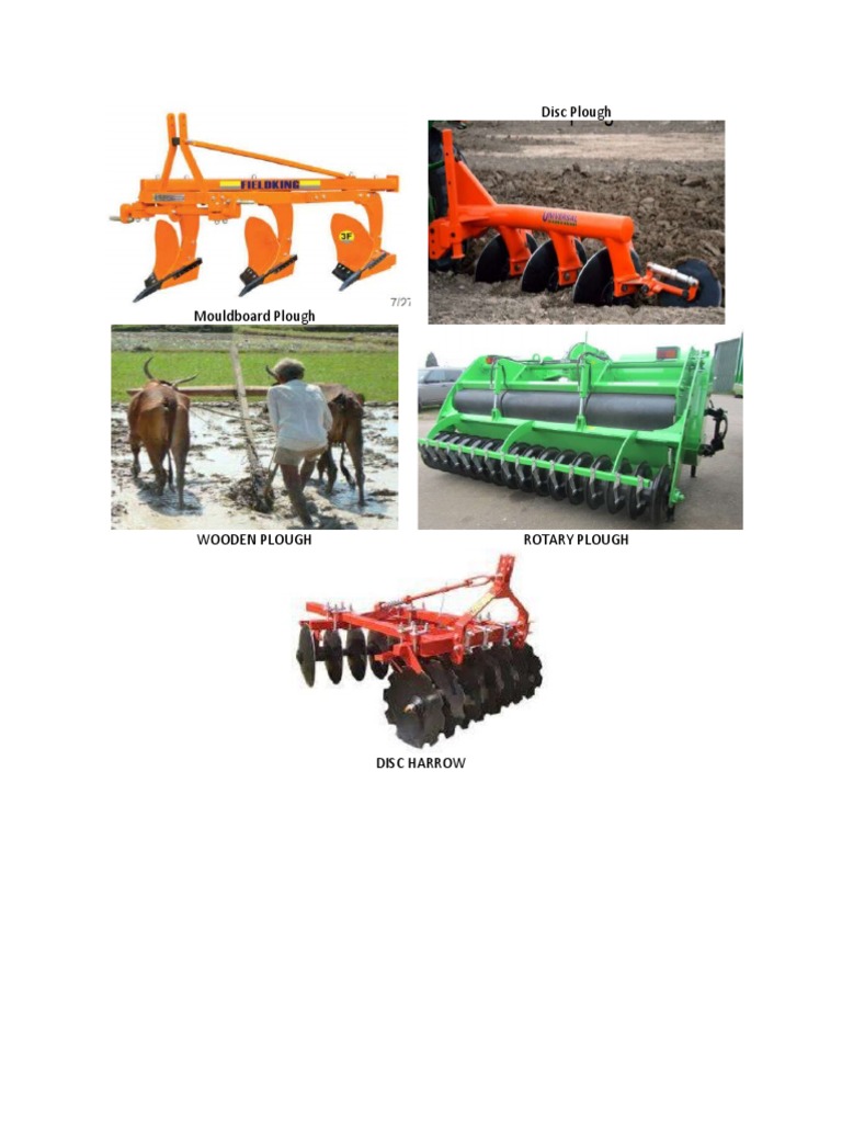 Tillage Equipment Images | PDF