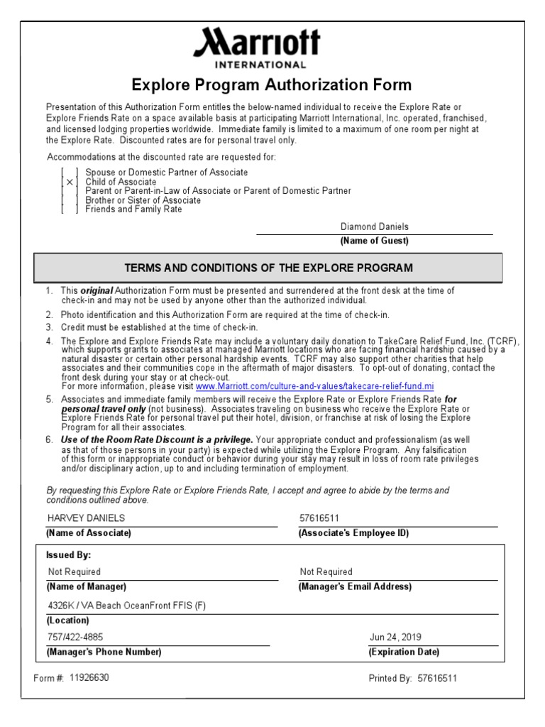 Explore Program Authorization Form | PDF | Social Institutions | Social ...