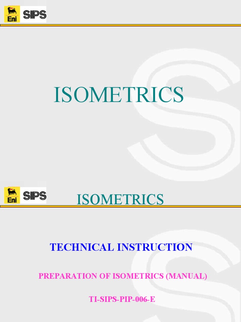 Isometric Drawing Instructions | PDF | Pipe (Fluid Conveyance ...