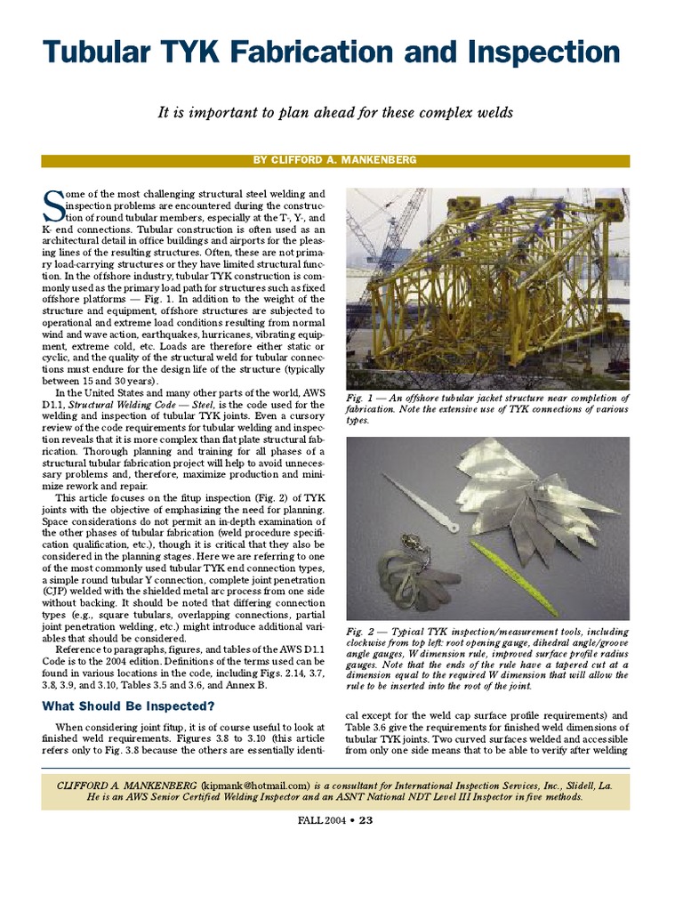 Tky Fabrication and Inspection | PDF