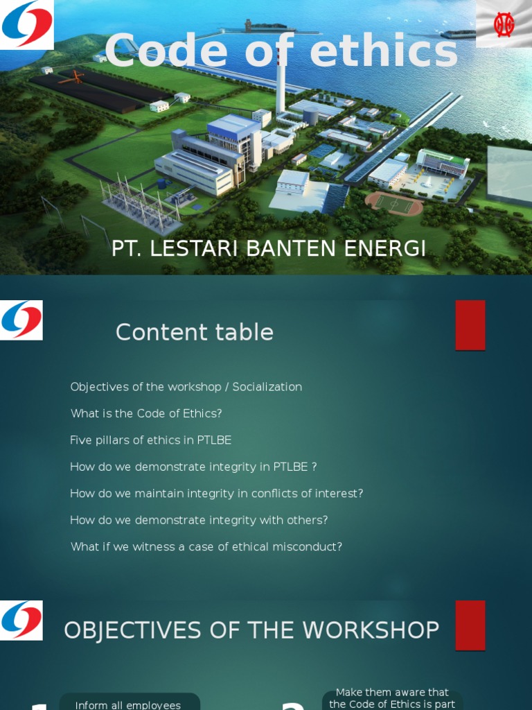 PT LBE Code of Ethics | PDF | Integrity | Value (Ethics)