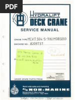 Manual Davit Crane | PDF | Pipe (Fluid Conveyance) | Pump