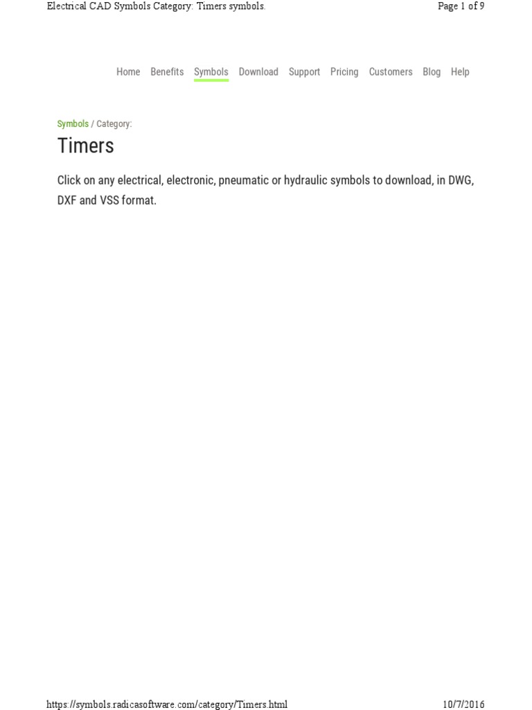 Iec Symbols For Timers | PDF | Timer | Switch