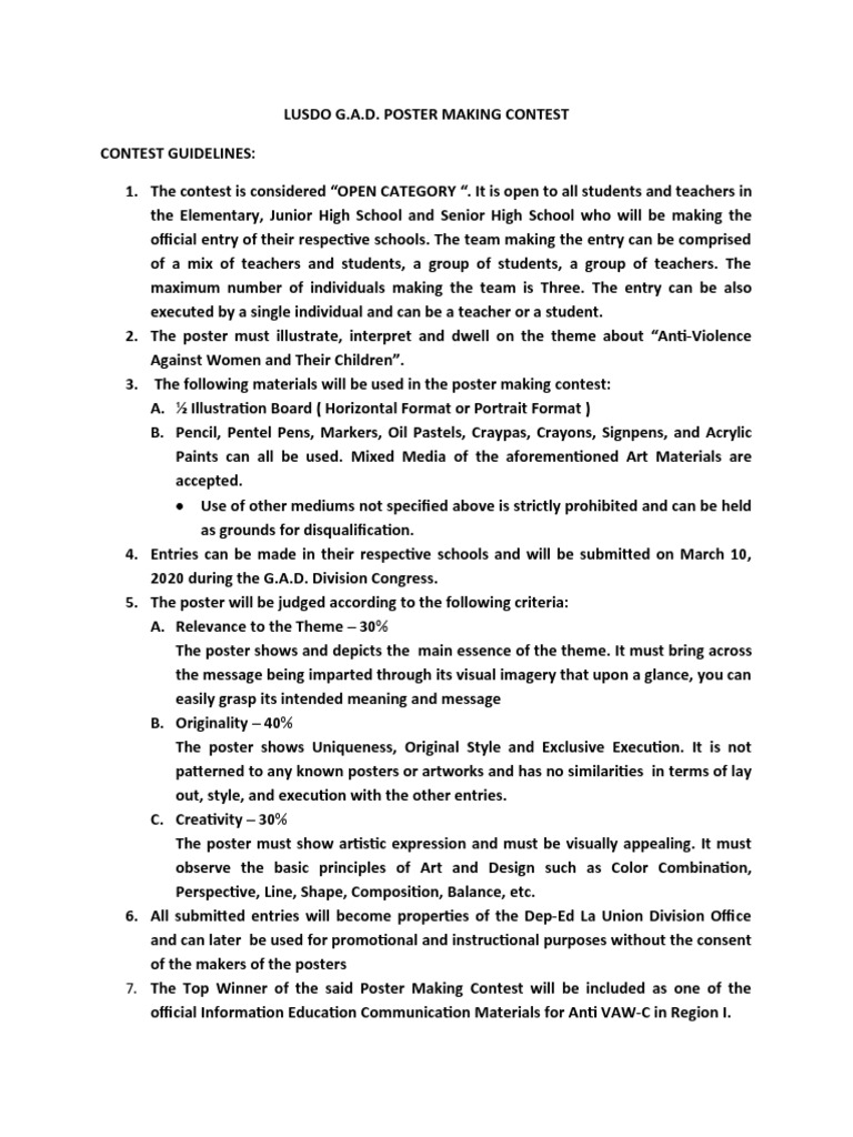 GAD Poster MAKING | PDF | Poster | Art Media