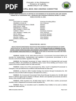 BAC Resolution for Contract Award | PDF | Procurement