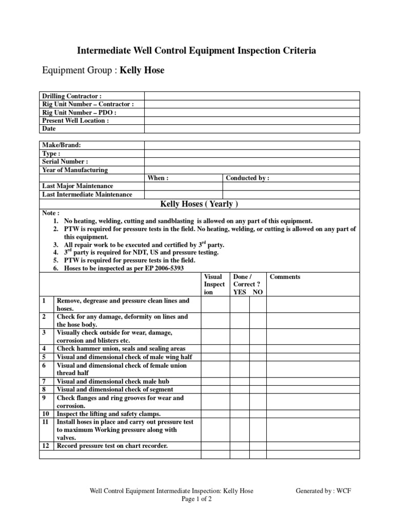 Kelly Hose PDF | Download Free PDF | Industrial Processes | Mechanical ...