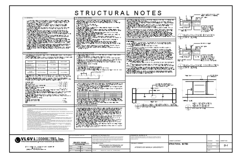 Structural Notes: Associates, Inc | PDF | Foundation (Engineering ...
