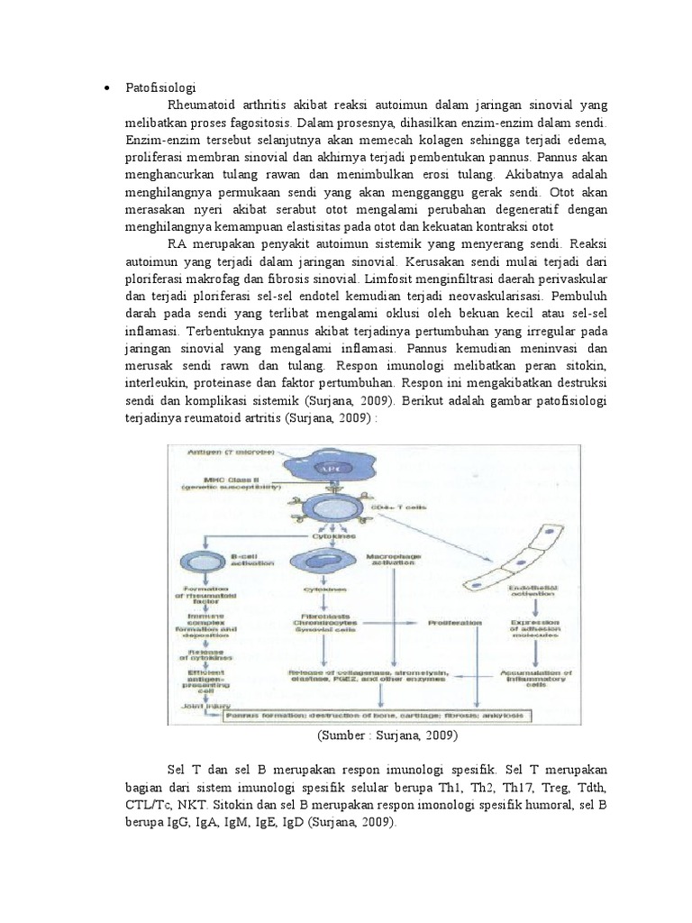Patofisiologi RA | PDF